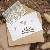 Chickens Clear Stamps Hens Cartoon Animal Reusable Postmark Transparent ...