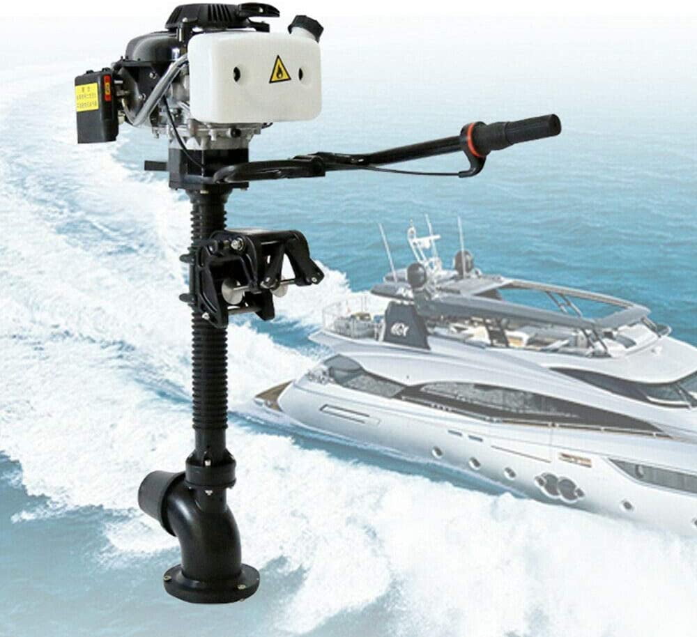 Miumaeov Outboard Motor, 4HP 2900W Jet Pump Outboard Boat Motor Engine ...