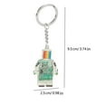 Electronic Robot Keychain Rainbow Color Keychains Colorful Bag Charm ...
