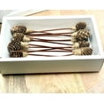 Mini Pine Cone, 9" Rattan Wood Reed Diffusers Replacement Sticks, 16 pk ...
