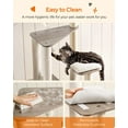 Feandrea 65-Inch Cat Tree, Multi-Level Condo with 5 Scratching Posts ...