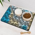 Tropical Beach Sunset Anti-Mess Dog Feeding Mat - 4-Layer Absorption ...