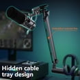 Aluminum Microphone Suspension Boom Arm 5/8-3/8 Inch Thread Adapters ...