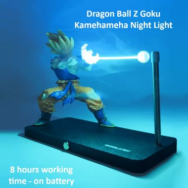 Dragon Ball Z Goku Kamehameha Magnetic Touch Night Light – LED Desk ...