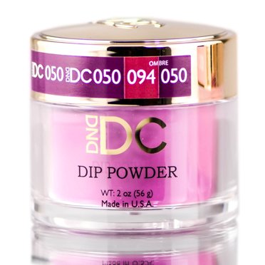 DND DC Pinks DIP POWDER for Nails 1.6oz, 45g, Daisy Dipping (with bonus side Glitter) Made in ...