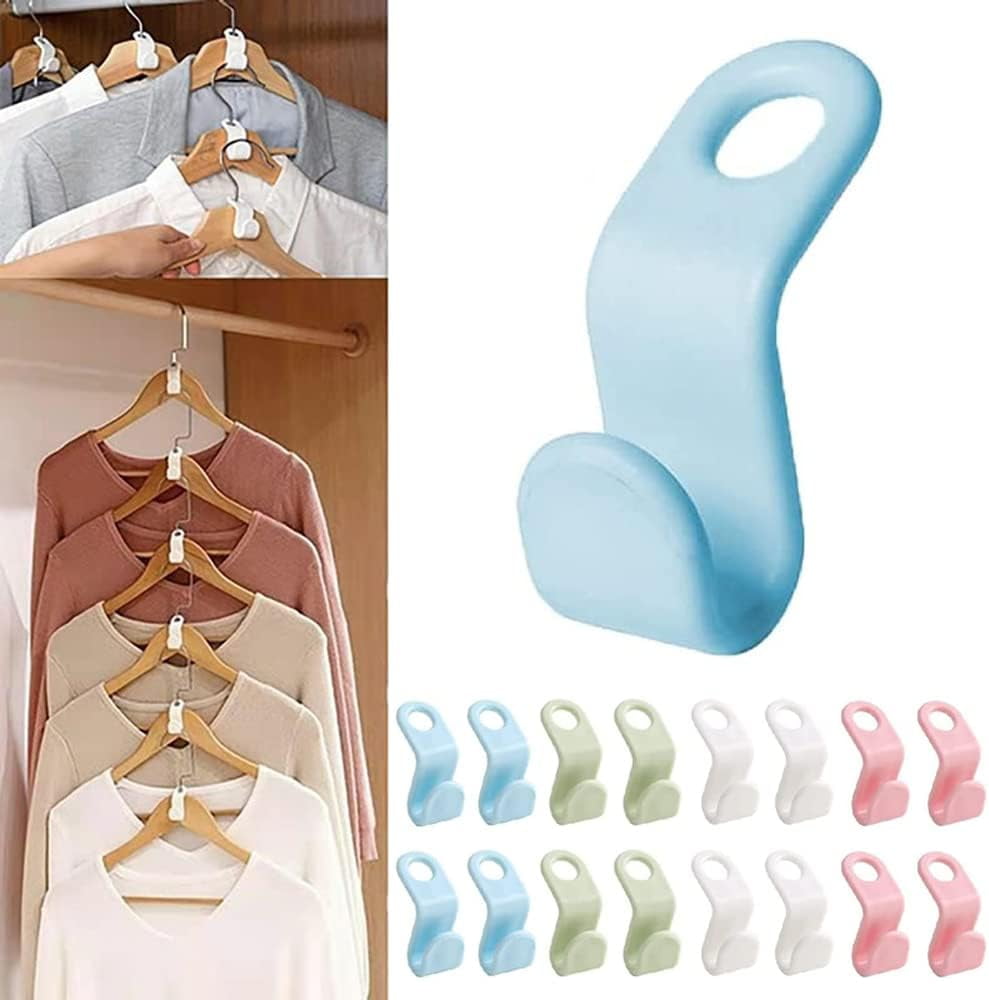 Clothes Hanger Connector Hooks, 80 Pcs Cascading Hanger Hooks 30 LB ...