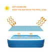 Solar Sun Rings UV Resistant Pool Spa Heater, Blue - Water Heating Warm ...