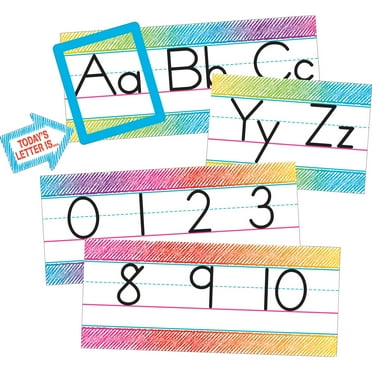 Teacher Created Resources Paper Colorful Jumbo Numbers Bulletin Board ...