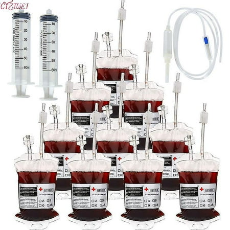 Halloween Blood Bag 400ml Pvc Food Grade Drink Bag For Haloween Party ...