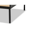 Baxton Studio Haben Coffee Table with Drawer, Contemporary Two-Tone Oak ...
