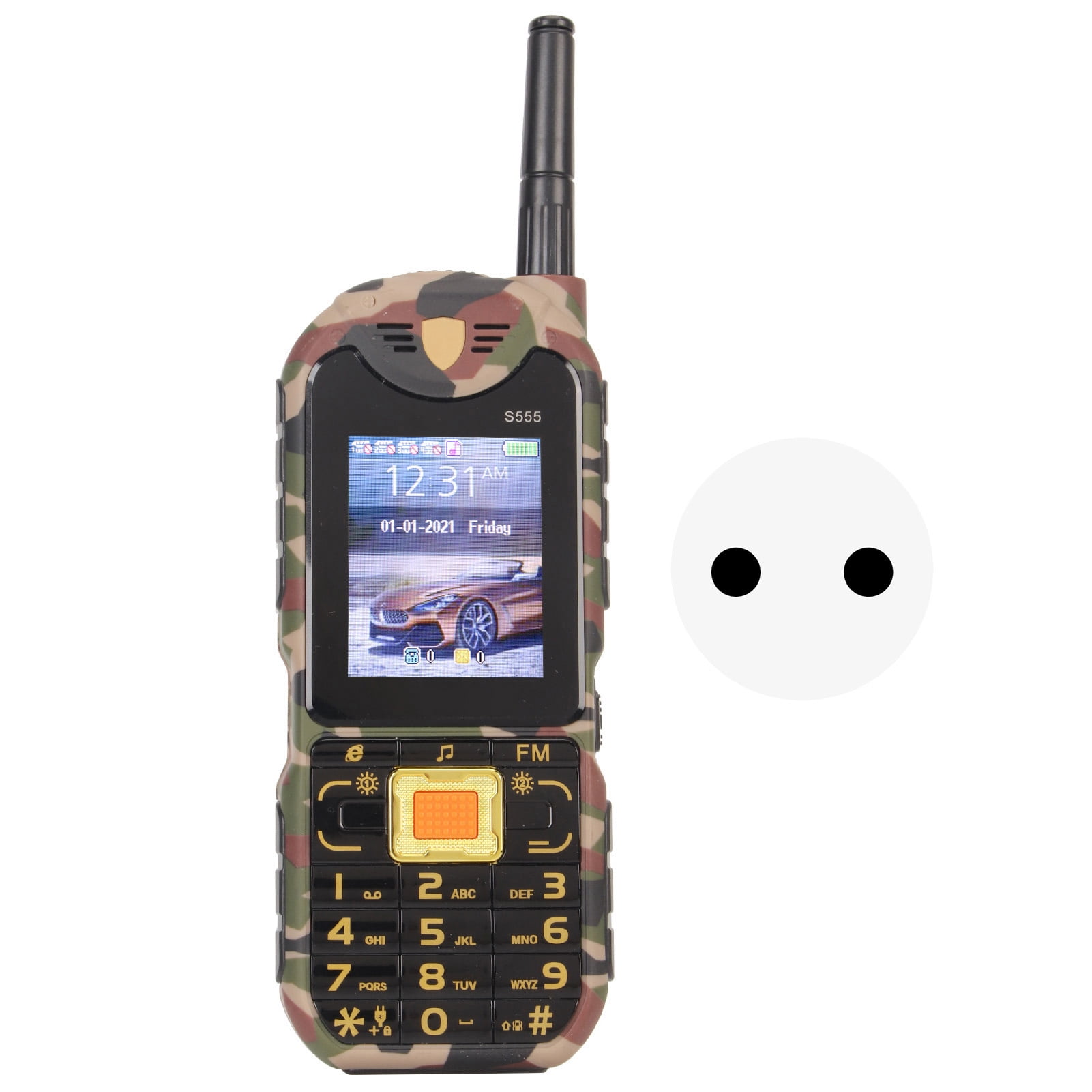 Teléfono S555 2G desbloqueado para personas mayores, teléfono básico ...