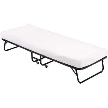 "Milliard Lightweight Folding Cot with Mattress 31""x71.5"", Portable ...