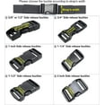 Quick Side Release Buckle - Heavy Duty Plastic Strap Buckle Clip for ...