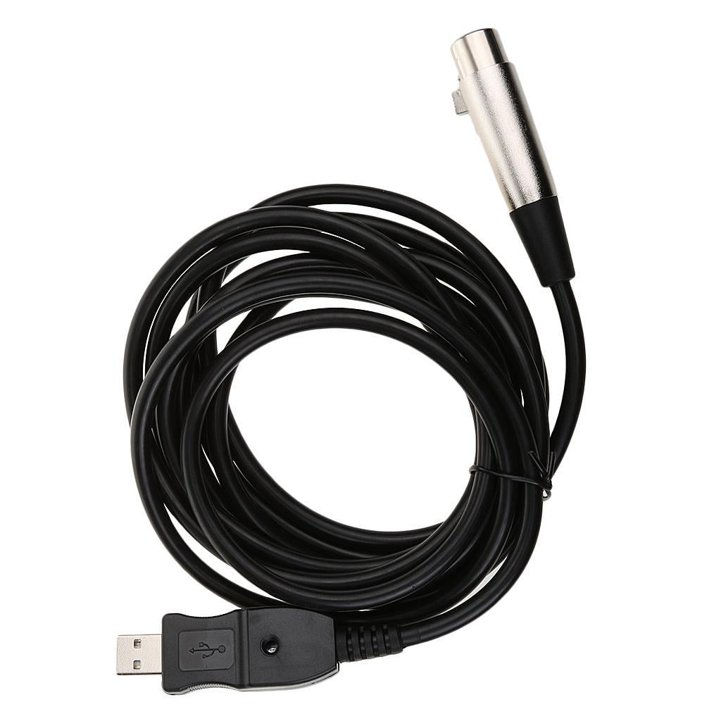USB XLR Female To Usb Jacks Microphone USB MIC Link Cable New - Walmart.com