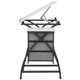 Studio Designs Comet Center Plus Drawing Table with Padded Stool 2 ...