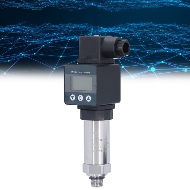 Noref Water Pressure Transmitter,LEFOO 0~5bar LCD Pressure Transducer ...