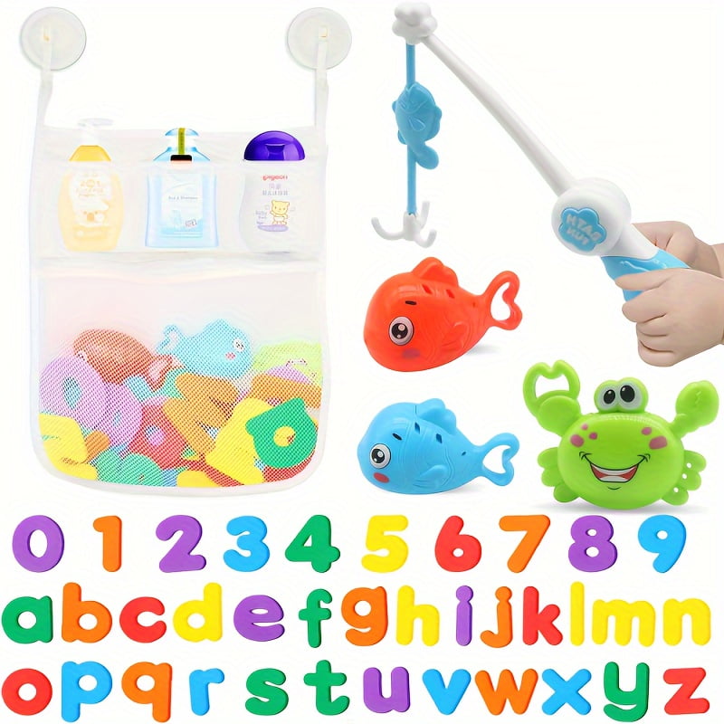 Click here for Qjuhung Bath Toys Set Bath Toy Storage Bag Hooks B... prices