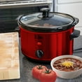 Elite Gourmet Mst-275Xr 2 Qt Oval Slow Cooker, Red - Walmart.com