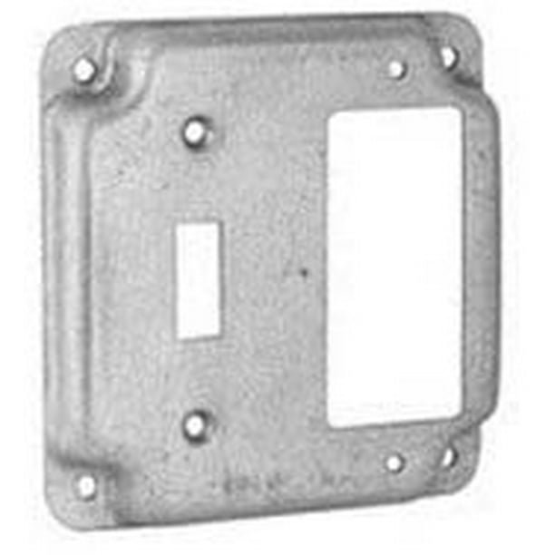 Raco Electrical Box Cover 6.5 Cu In 1/2 " Raised Steel Bulk - Walmart.com