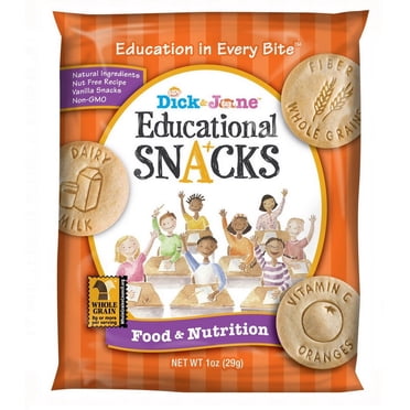 (Price/Case)Dick And Jane English & Spanish Educational Snack Crackers ...