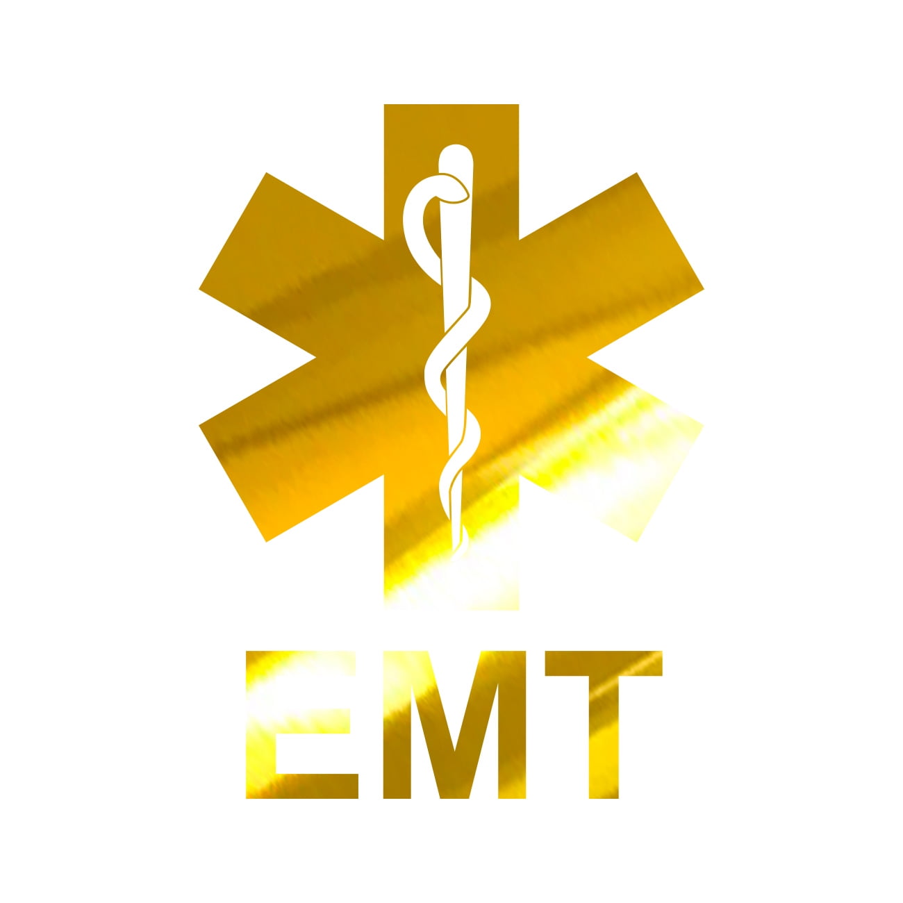 EMT Star of Life Sticker Decal Die Cut - Self Adhesive Vinyl ...