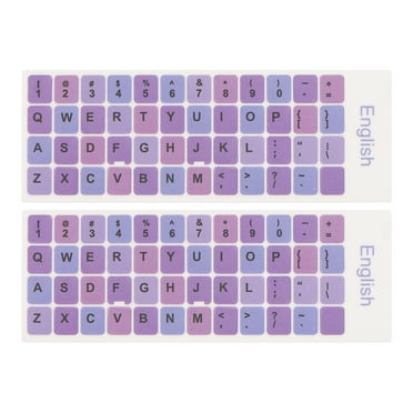 Uxcell Universal English Keyboard Stickers, Replacement Keyboard ...