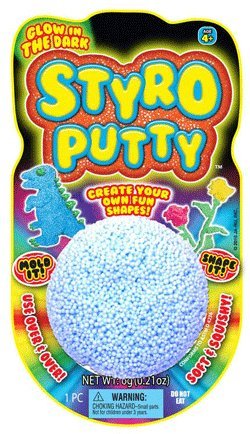 JA-RU - Styro World Glow in the Dark Styro Putty - 1 Count - Colors ...