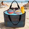 Animal Print Mesh Beach Bag for Women Men,Large Beach Tote Waterproof ...