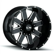 Fuel D755 Reaction 15X8 5X139.7 -18Et 125.1Cb Gloss Black Milled With ...