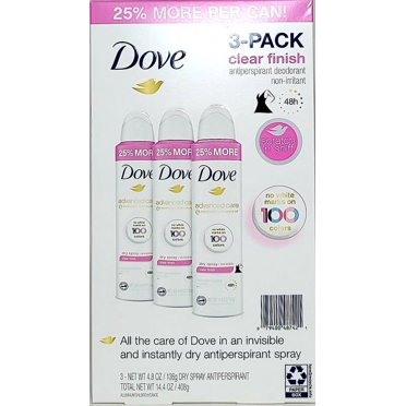 Dove 10-Pack Assorted Scents Antiperspirant Spray Deodorant for Women ...