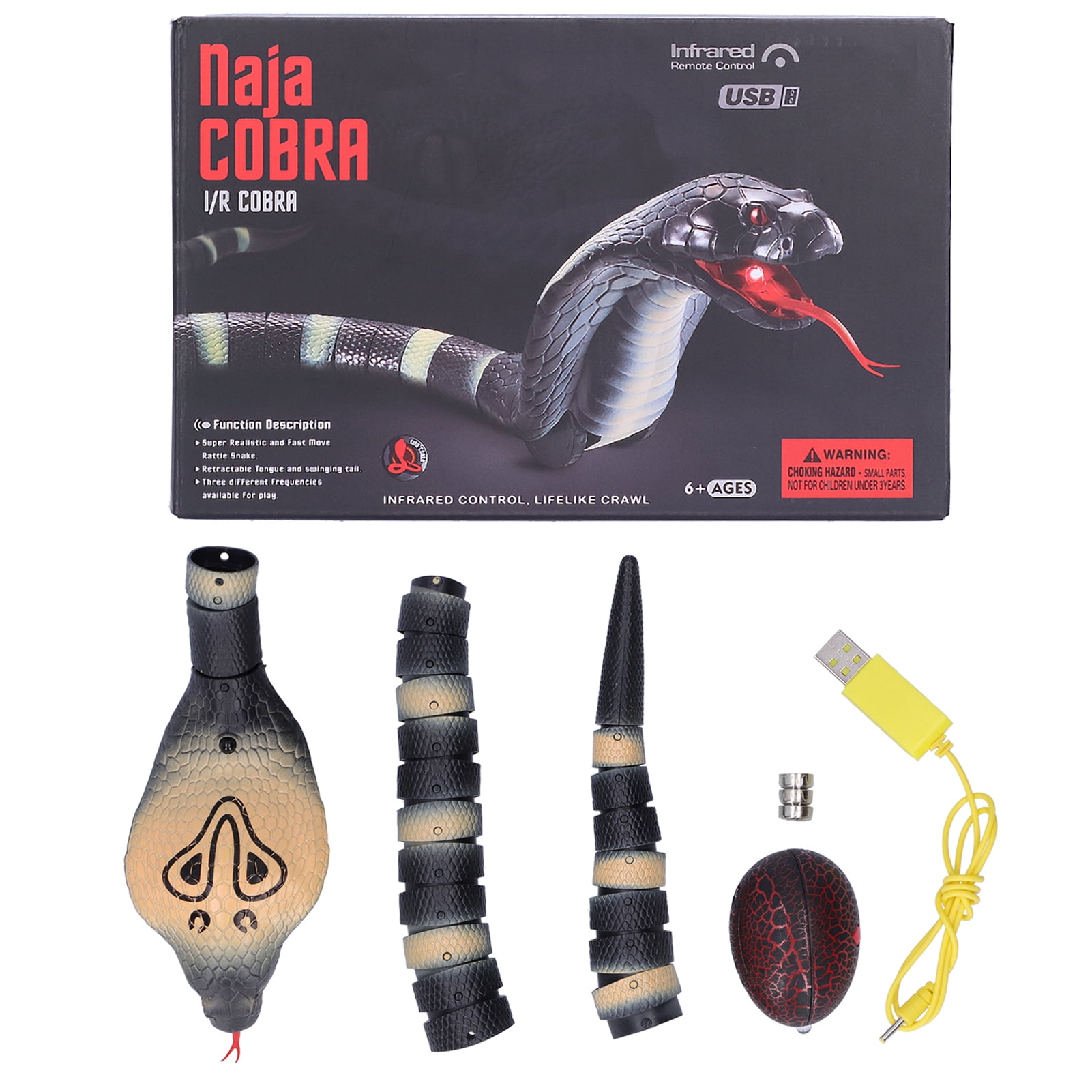 Click here for Octpeak Electric Snake Toy  Remote Control Snake T... prices