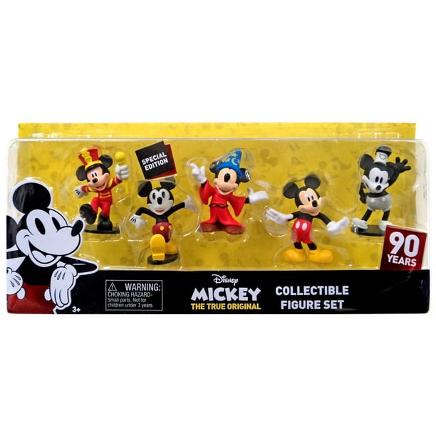 Disney 90 Years of Magic Mickey Mouse Figure 5-Pack - Walmart.com ...