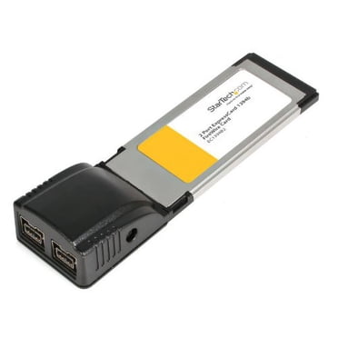 StarTech 2 Port ExpressCard 1394b FireWire Laptop Adapter Card ...