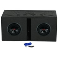 Harmony Audio HA-ML2X12D1 Dual 12" Monolith Series Vent Loaded Sub Box ...