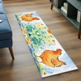 Area Rug 2x6ft Cartoon Farm Chicken Area Rugs Washable Low Pile Floor ...