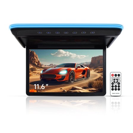 PYLE PLD77MUB - 7'' Touch Screen TFT/LCD Monitor w/Digital Video Player ...