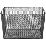 YBM Home Mesh Open Storage Basket 10” x 9” x 6”, Pack of 1, Black ...