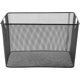 YBM Home Mesh Open Storage Basket 10” x 9” x 6”, Pack of 1, Black ...