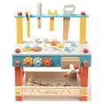 Robud Kids Wooden Workbench Playset, Pretend Construction Toy, Ideal ...