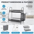 2-Tier Bathroom Countertop Organizer,Skincare, Makeup Countertop ...