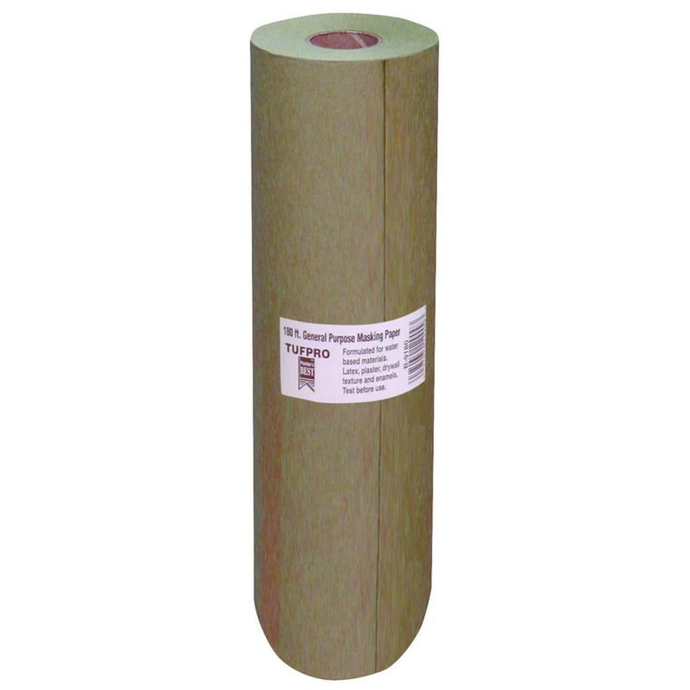 Trimaco EasyMask Masking Paper, 9 in W X 180 ft L, Paper, Brown ...