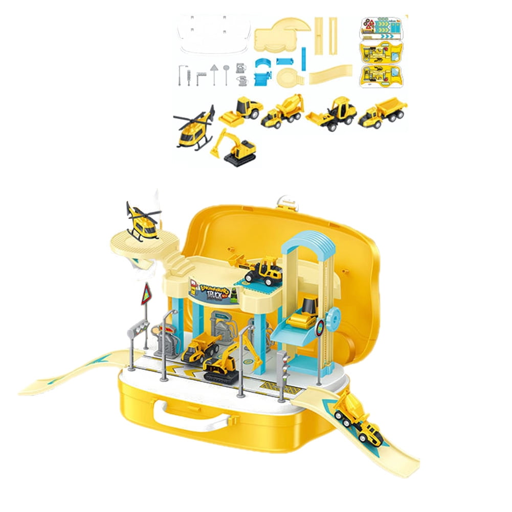 CSCHome Garage Toy Set Car Track Parking Toy Simulation Toy Car Gift ...