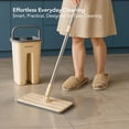 OVENTE Mop and Bucket with Wringer Set, Hands-Free Self-Cleaning Flat ...