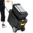 Costway Large Roller Tool Box with Wheels, 2-in-1 Mobile Tool Chest ...