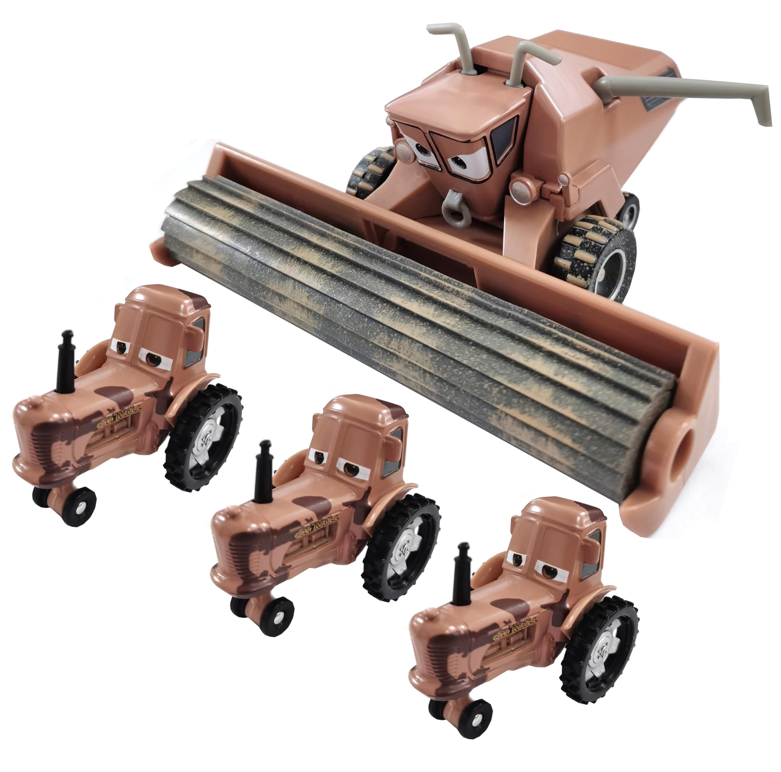 Coche de juguete Flmenunu, con forma de vaca, tractor, fundido a ...