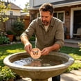 Copper Cleaning Disc for Bird Baths Outdoor Garden Water Purification ...