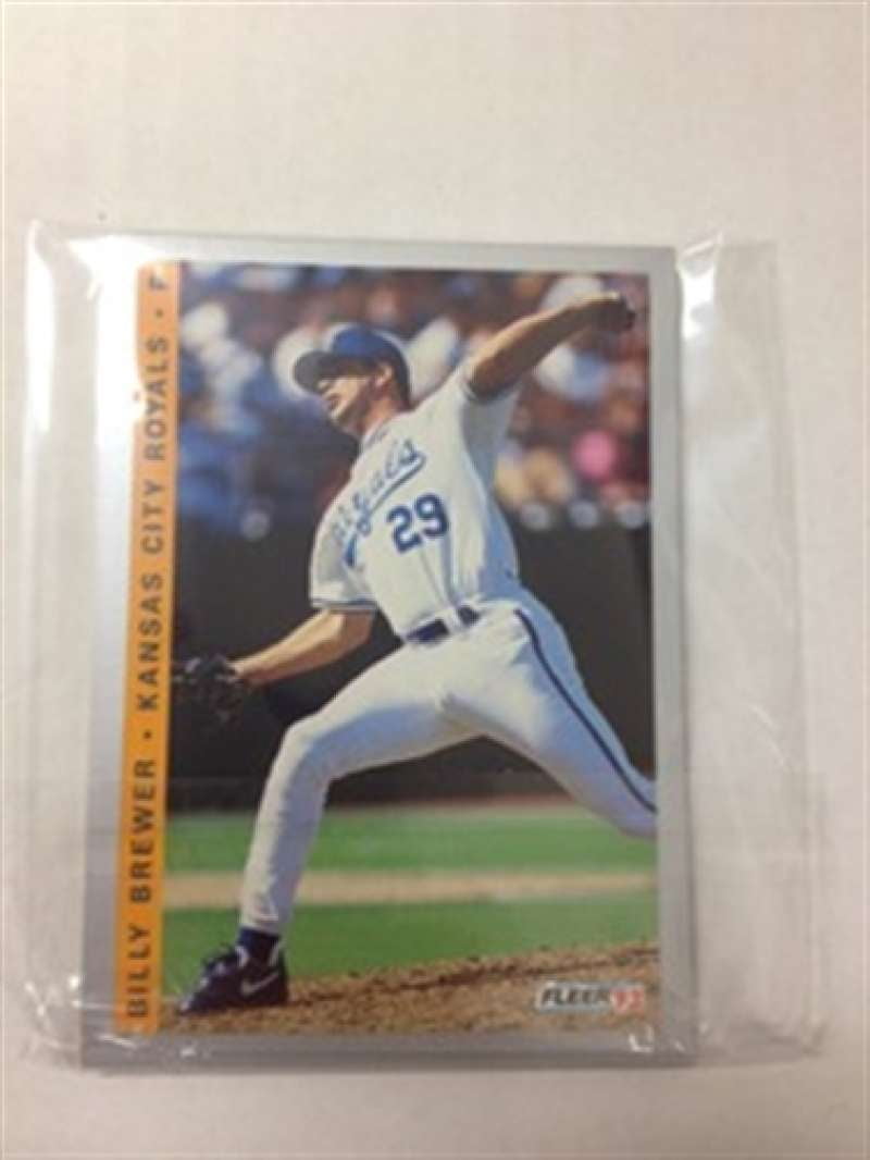 1993 Fleer Final Edition Kansas City ROYALS Team Set 8 Cards George ...