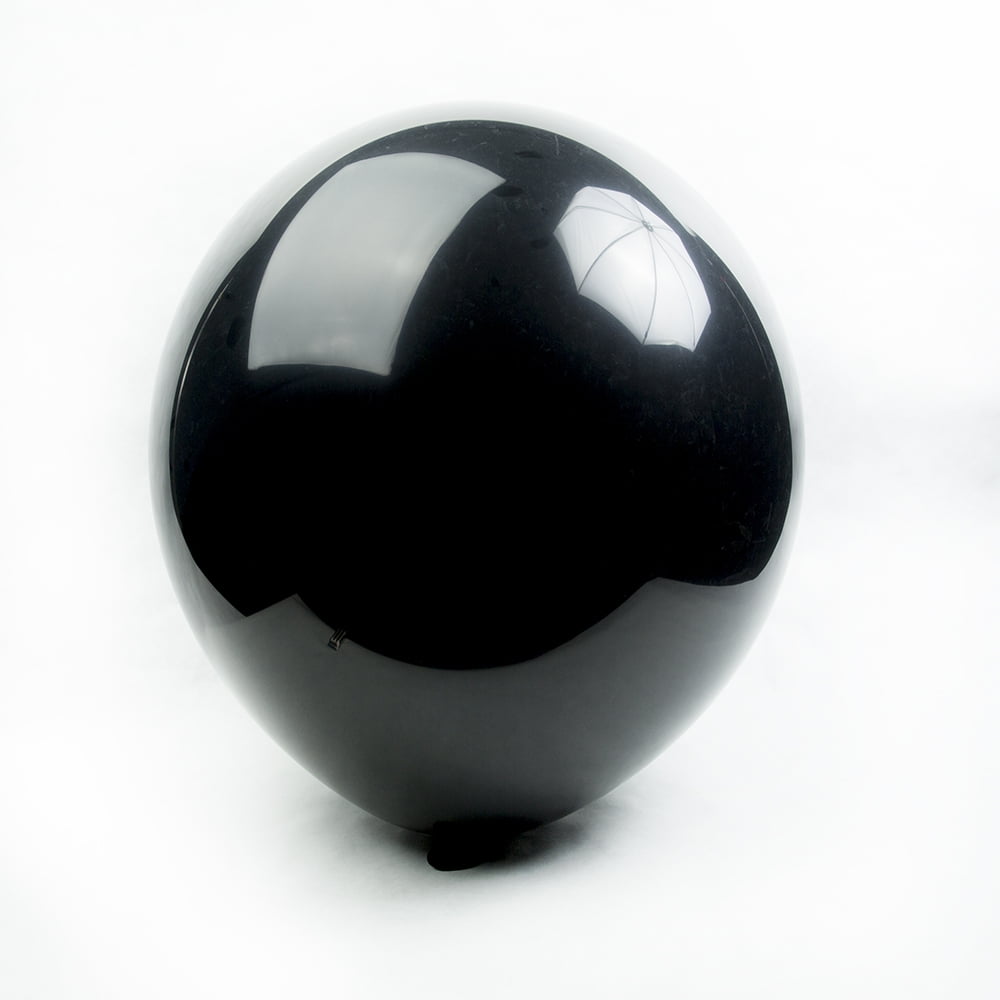 Black Round Balloons - 24" - Walmart.com