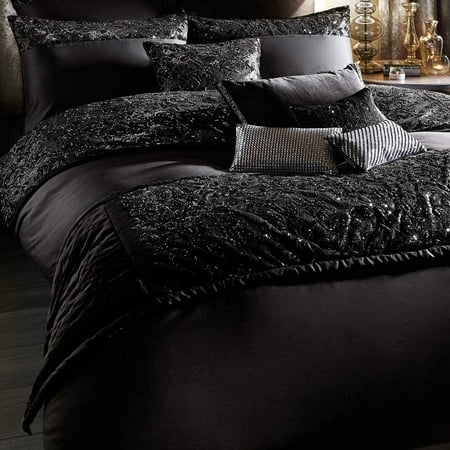 huma Luxury Sequin Duvet Quilt Cover Set,Decorative 3 Piece Bedding Set ...