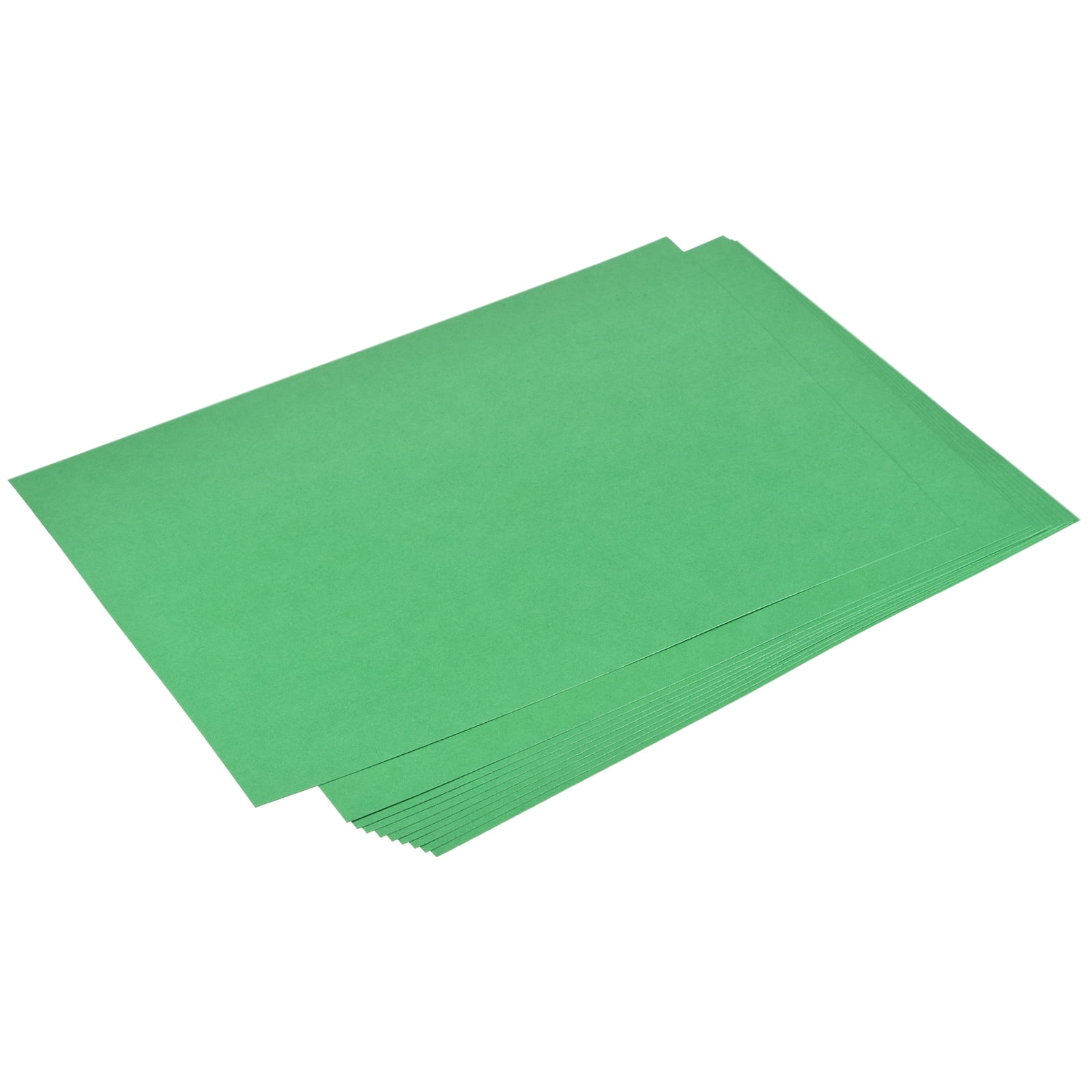 Uxcell Cardstock Scrapbook Paper 8.3" x 11.7", 92 lb/250gsm, Green 10 ...